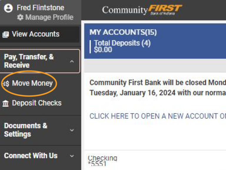 Online Banking Bill Pay - Community First Bank of Indiana