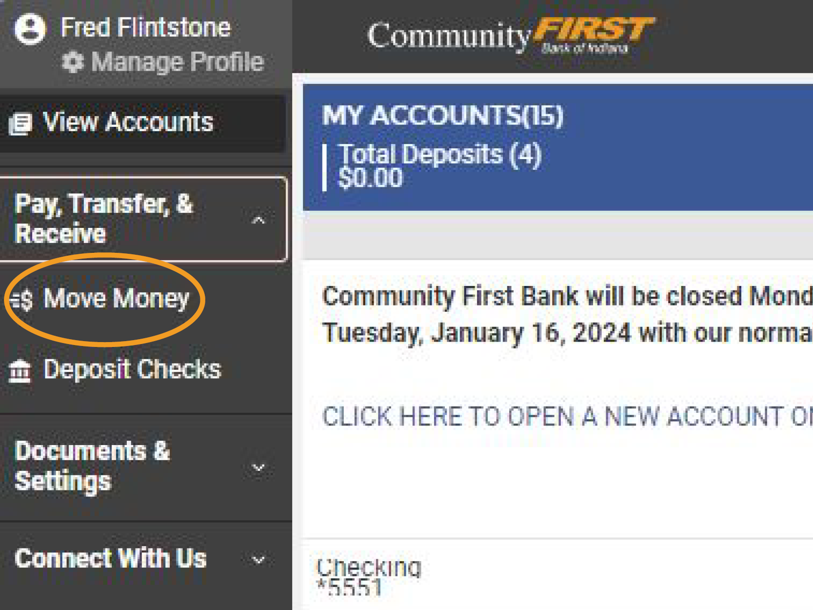 Online Banking Bill Pay - Community First Bank of Indiana